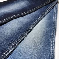 China 10.9 Oz Plain Twill Denim Fabric High Color Fasten Jeans Material for sale