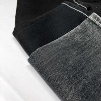China ODM Knitted Denim Jersey Fabric Sulfur Black Denim Look Material For Winter for sale