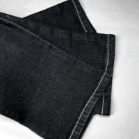 China Breathable Sulfur Black Cotton Denim Fabric Cloth 170cm 11.5 Oz for sale
