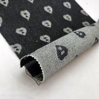 China 10 Oz Jacquard Organic Cotton Denim Fabric In Bulk 90% Cotton 10% Polyester for sale