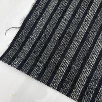 China FCL Jacquard Denim Fabric Stretch Jeans Fabric Weaving Stripe Design for sale