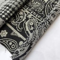 China Custom Floral Cotton Jacquard Denim Fabric Heavy Weight 10 oz for sale