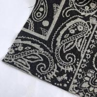 China Custom Floral Cotton Jacquard Denim Fabric Heavy Weight 10 oz for sale