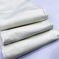 China White RFD Denim Fabric Fake Knitted 150CM Width 11oz for sale