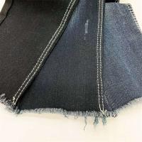 China Comfort Stretch Fake Knitted Denim Fabric Double Layers for sale