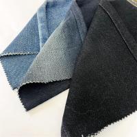 China Double Layer Stretch Denim Fabric Material 12.5 oz Heavy Weight CVC for sale