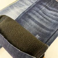 China BCI Cotton Elastic Denim Fabric Combined Ollie Velvet Good Elastic Super Soft for sale