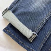 China 13.5oz Fake Knitted Denim Fabric Anti Static Tear Resistant for sale