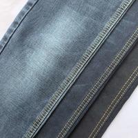 China Fake Knitted Denim Fabric Heavy Weight 14 Oz Dark Color for sale