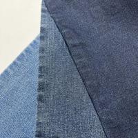 China Woven TC 3/1 Left Wide Width Denim Jeans Fabric Deep Indigo Medium Weight Classic for sale