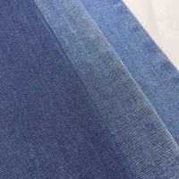China 71'' Width Denim Fabric Slub Cotton Polyester Spandex Crosshatch Light Elastic for sale