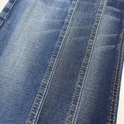 China 71'' Width Denim Fabric Slub Cotton Polyester Spandex Crosshatch Light Elastic for sale