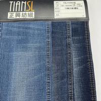 China 9.0 Oz Elastic Denim Jeans Fabric 72'' Width Combed yarn for sale