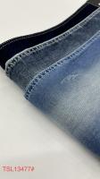 China 9oz 162cm Stretch Black Cotton Denim Fabric Cotton Polyester Spandex for sale