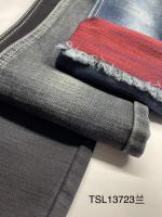 China 12 oz 21s Stretchable Gray Denim Fabric Heavy Weight for sale
