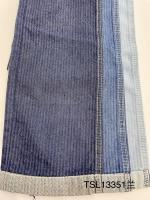 China Twill Jacquard Blue Jean Denim Fabric TR HBT Herringbone for sale