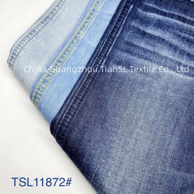 China 6 Oz 16s Denim Shirt Fabric Sirospun Jutecell Fiber for sale