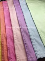 China 8 Oz 16s Yarn RFD Colored Denim Fabric Soft Touch for sale