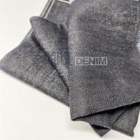 China 9.6 Oz Indigo Blue Black Denim Jeans Fabric Material Primary Fiber Super Soft Yarn for sale