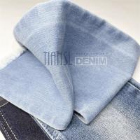 China 158cm-160cm Indigo Blue Denim Jeans Fabric Material for Pants Jackets Skirts for sale