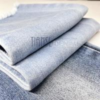 China 158cm-160cm Indigo Blue Denim Jeans Fabric Material for Pants Jackets Skirts for sale
