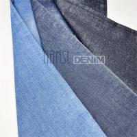 China Slub Twill Stretch Denim Jeans Fabric Material 7.9 Oz Light Weight for sale