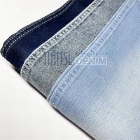 China 160cm-168cm Anti Static Twill Woven Denim Jeans Fabric Cloth Cotton Polyester Spandex for sale