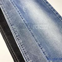 China 407gsm Indigo Black Jeans Fabric Heavy Weight Polyester Denim 12oz for sale