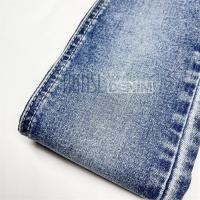 China ODM Indigo Twill Denim Jeans Fabric 11.2 OZ Heavy Weight 379gsm for sale