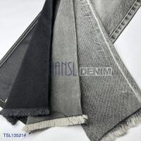 China Yarn Dyed Sulfur Cotton Heavy Denim Fabric For Black Jean 11 Oz for sale
