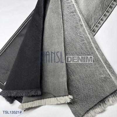 China Yarn Dyed Sulfur Cotton Heavy Denim Fabric For Black Jean 11 Oz for sale