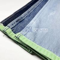China OEM Indigo Grey Cotton Denim Fabric For Jeans 325gsm for sale