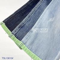 China OEM Indigo Grey Cotton Denim Fabric For Jeans 325gsm for sale