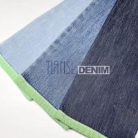 China OEM Indigo Grey Cotton Denim Fabric For Jeans 325gsm for sale