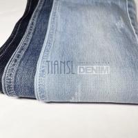 China OEM Indigo Grey Cotton Denim Fabric For Jeans 325gsm for sale