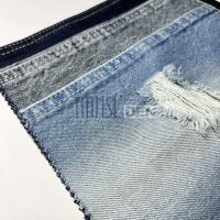 China Cotton Polyester Viscose Stretch Lightweight Denim Fabric By The Yard 11.1 Oz for sale