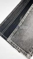 China 339gsm 160cm Black Twill Denim Fabric By The Yard 85% Cotton 15% Polyester for sale