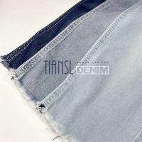 China 7 Oz Gracell Stretch Jeans Cotton Twill Denim Fabric Material Indigo Color for sale