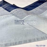 China 7 Oz Gracell Stretch Jeans Cotton Twill Denim Fabric Material Indigo Color for sale