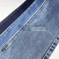 China Twill Brushed Denim Shirt Material Fabric Heavy Weight 149cm-150cm Width for sale