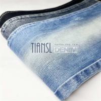 China Cotton Twill Denim Fabric For Jeans Indigo Blue 347gsm 10.2 OZ Wide for sale