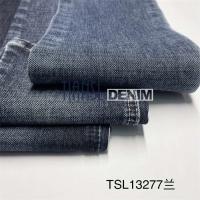 China Heavy Weight Gray Slub Denim Fabric 14 Oz For Pants for sale