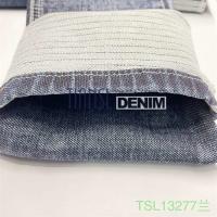 China Heavy Weight Gray Slub Denim Fabric 14 Oz For Pants for sale