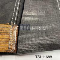 China Multi Color Knitted Natural Denim Fabric Stretchy Jean Material 387gsm for sale