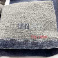 China Multi Color Knitted Natural Denim Fabric Stretchy Jean Material 387gsm for sale