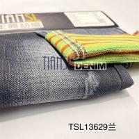 China 12 Oz 383gsm Stretch Knit Like Slub Denim Fabric Soft Denim Material for sale