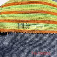 China 12 Oz 383gsm Stretch Knit Like Slub Denim Fabric Soft Denim Material for sale