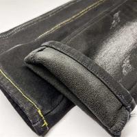 China 14 Oz Denim Stretch Jean Fabric Material Denim Elastic For Fall Winter for sale