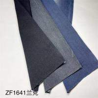 China 380gsm Heavy Weight Knitted Denim Fabric 31% Cotton 59% Poly 10% Spandex for sale
