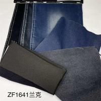 China 380gsm Heavy Weight Knitted Denim Fabric 31% Cotton 59% Poly 10% Spandex for sale